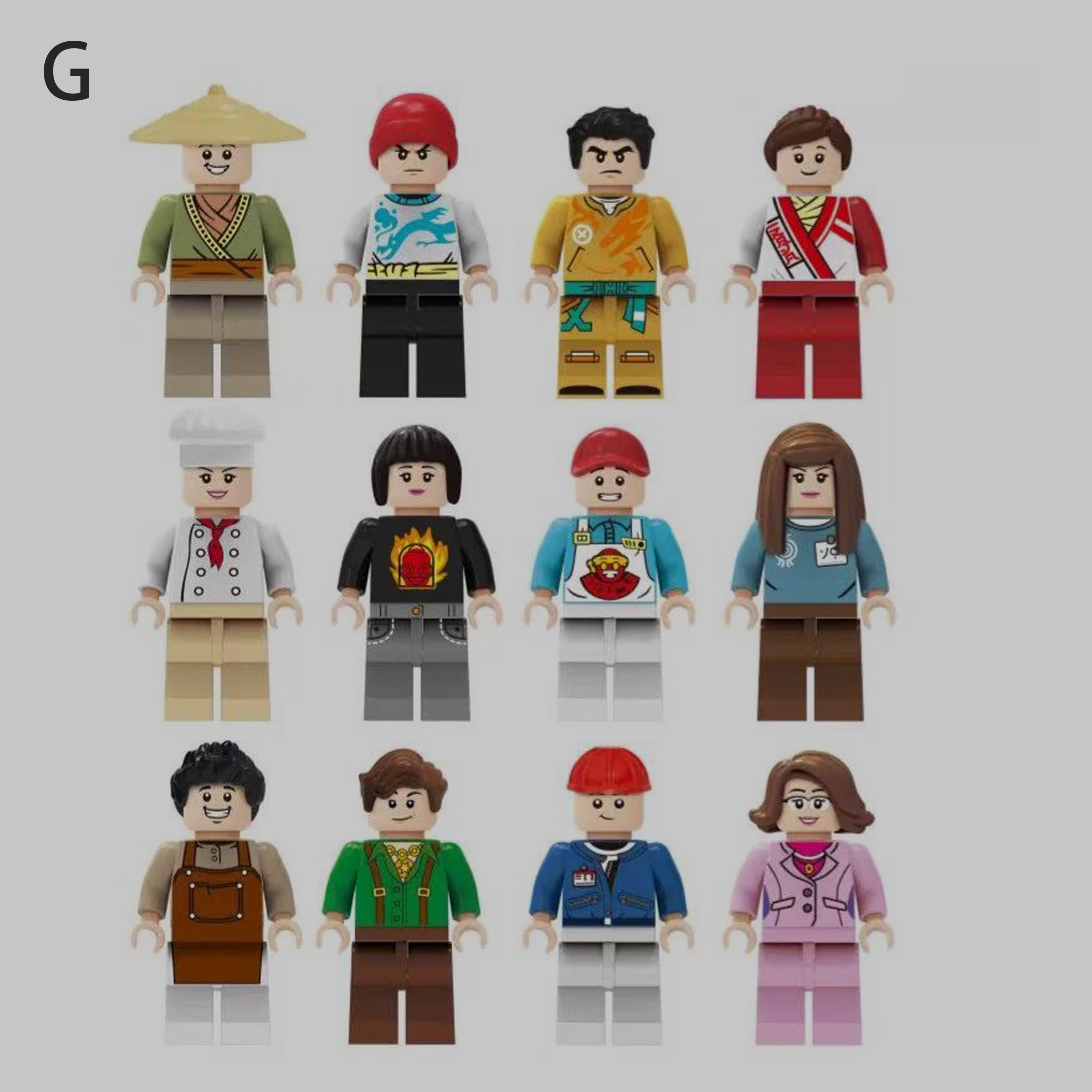 Career Character for Construction Building Block, Career Figure Sets ...