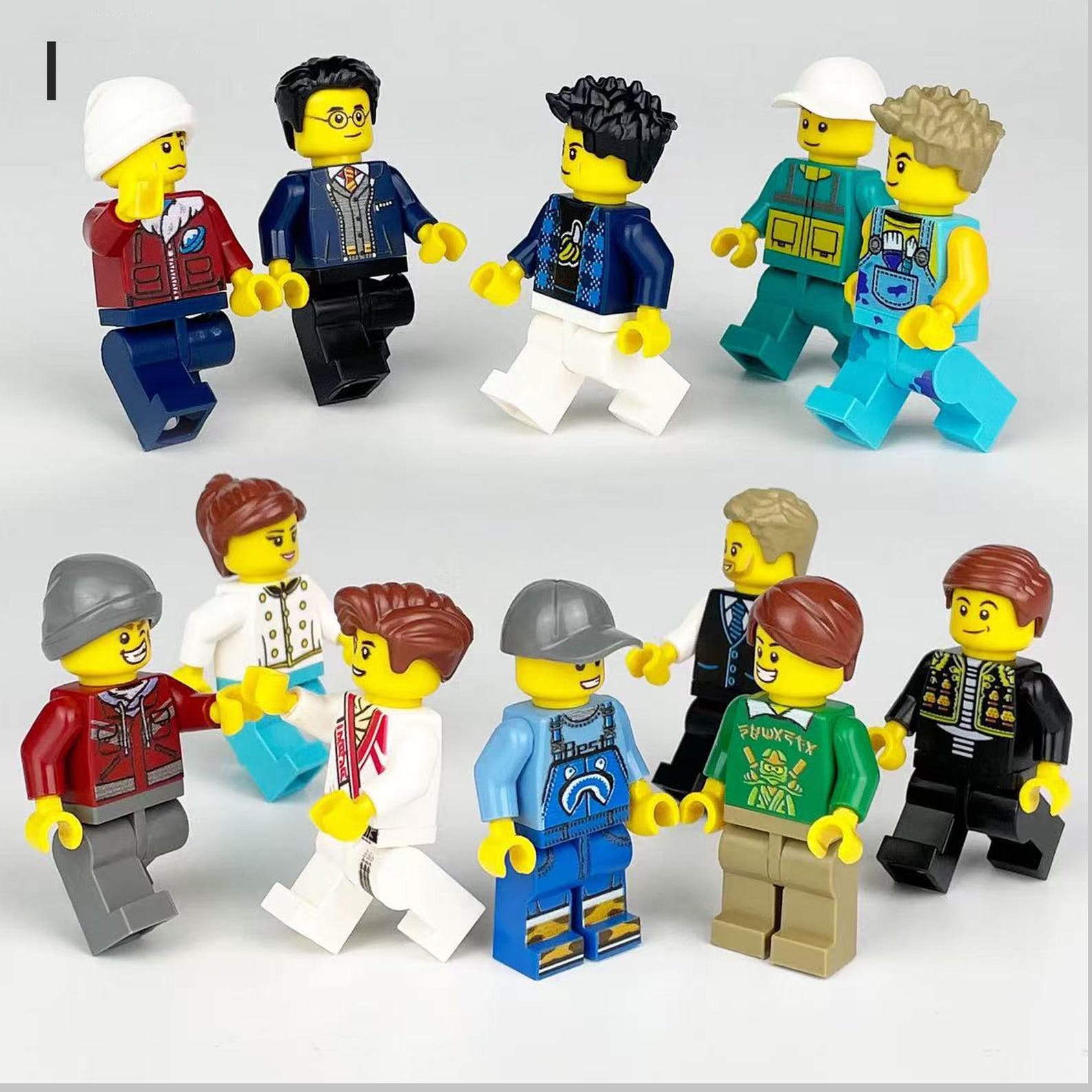 Career Character for Construction Building Block, Career Figure Sets ...