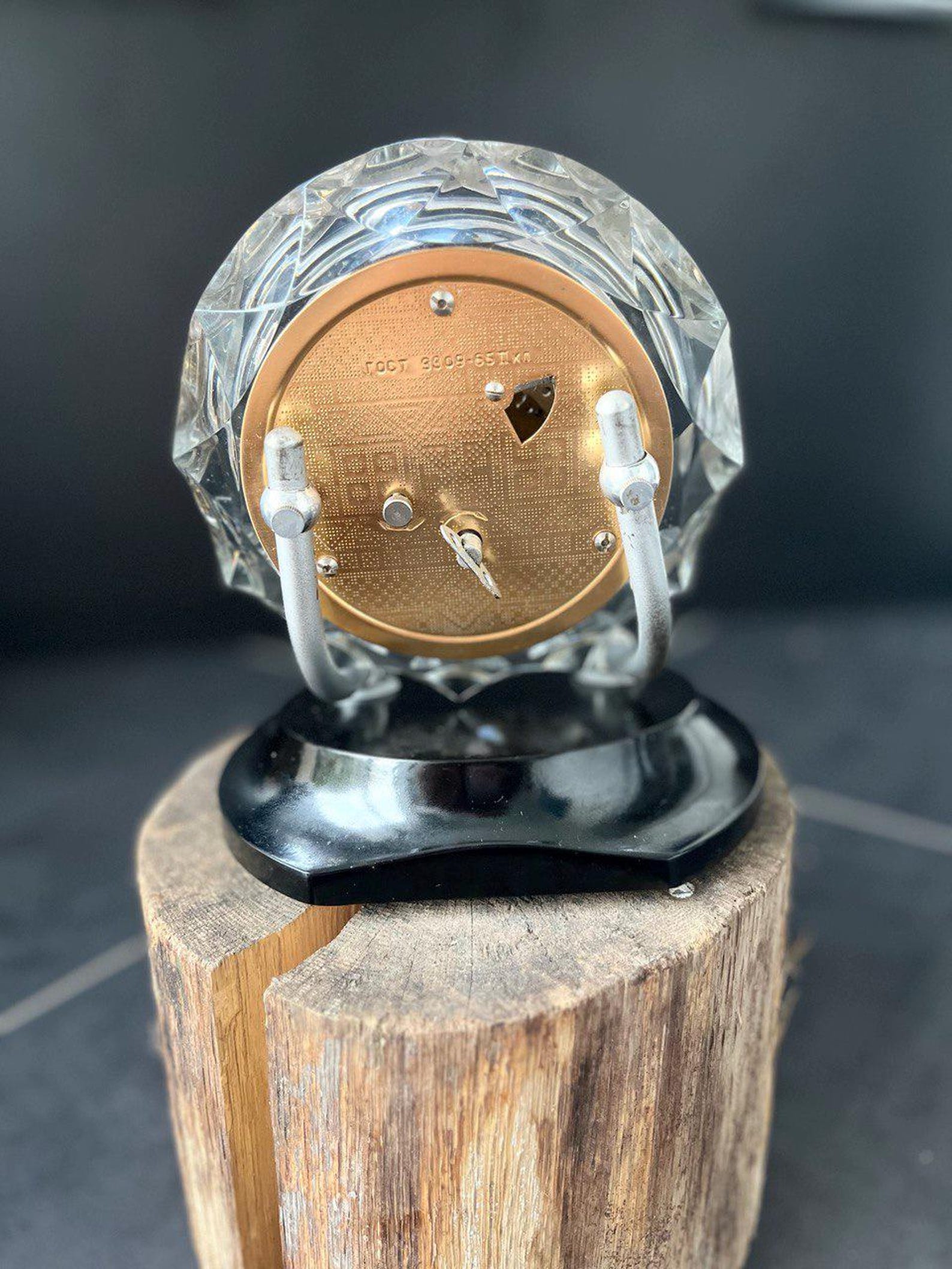 1980s Mechanical Desk Clock - Etsy