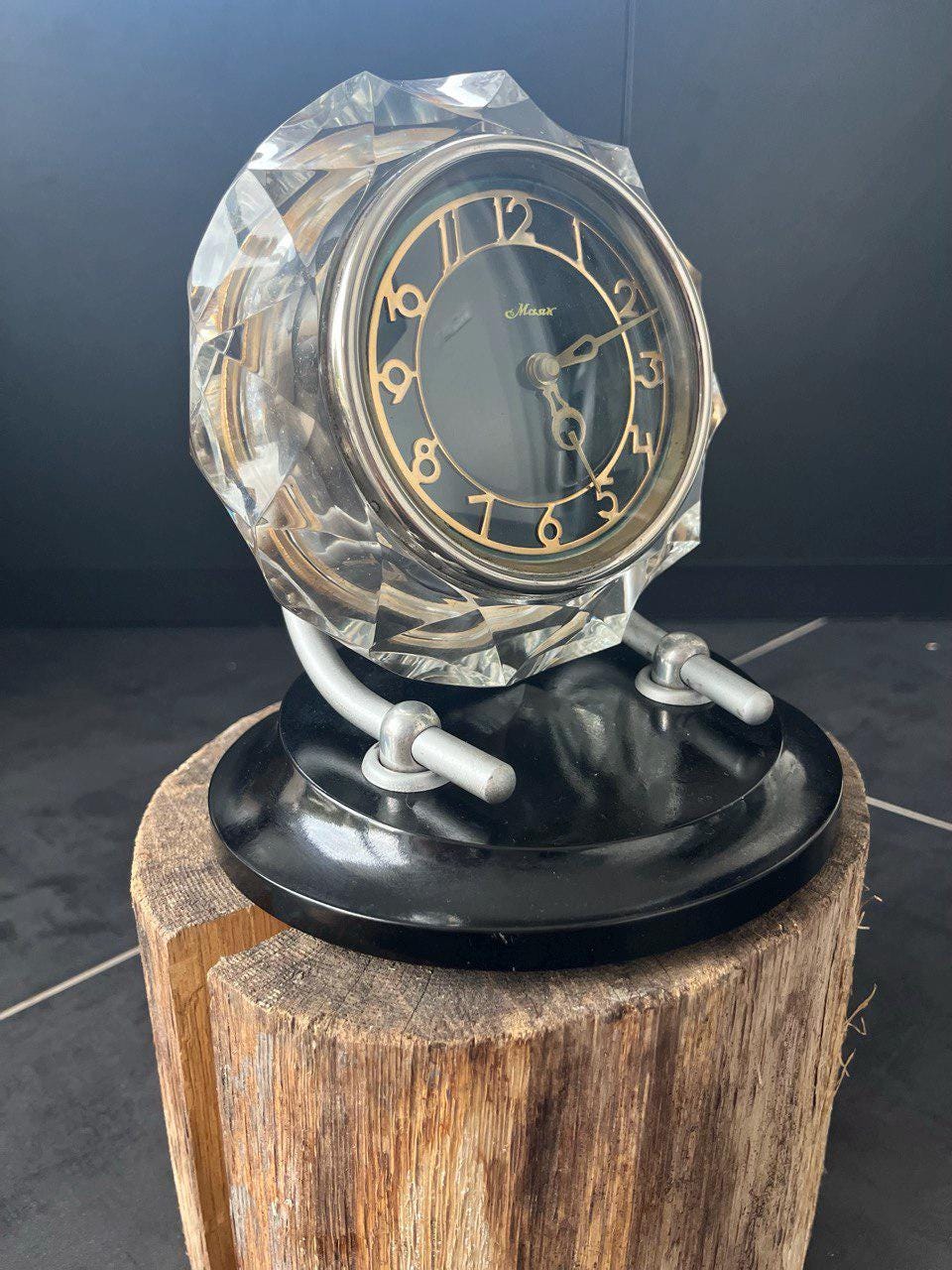 1980s Mechanical Desk Clock - Etsy
