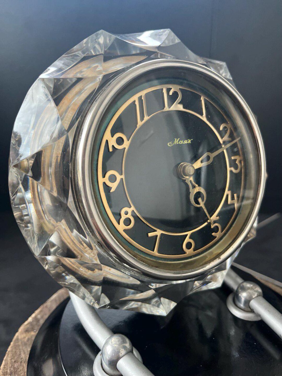 1980s Mechanical Desk Clock - Etsy