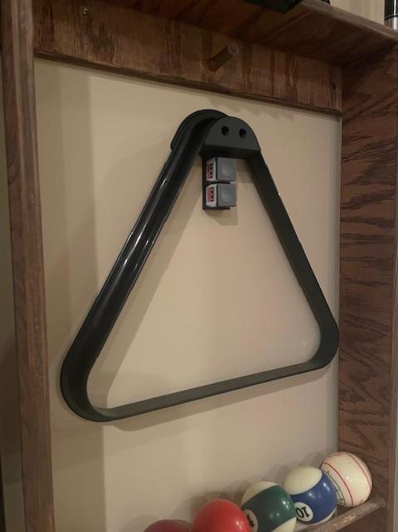 Pool Triangle Holder With a Designer Touch - Concealed Hardware for a ...