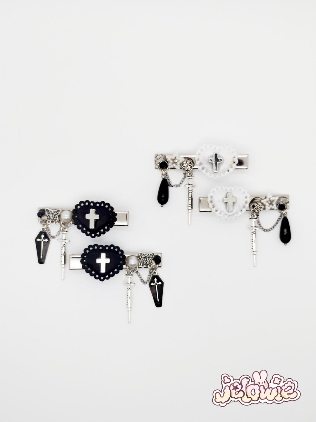 Heavenly Hairclips // Cutecore, Yamikawaii, Hospital Core, Hairclips ...