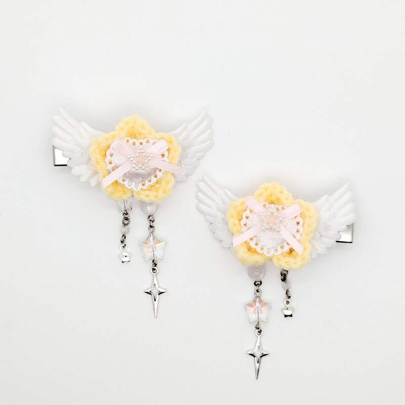 Angel Wing Hair Clip - Etsy