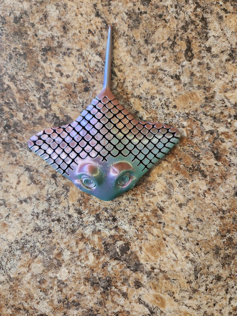 3d Sting Ray - Fidget Toy - Articulated Marine Toy - Stress Relief - Etsy