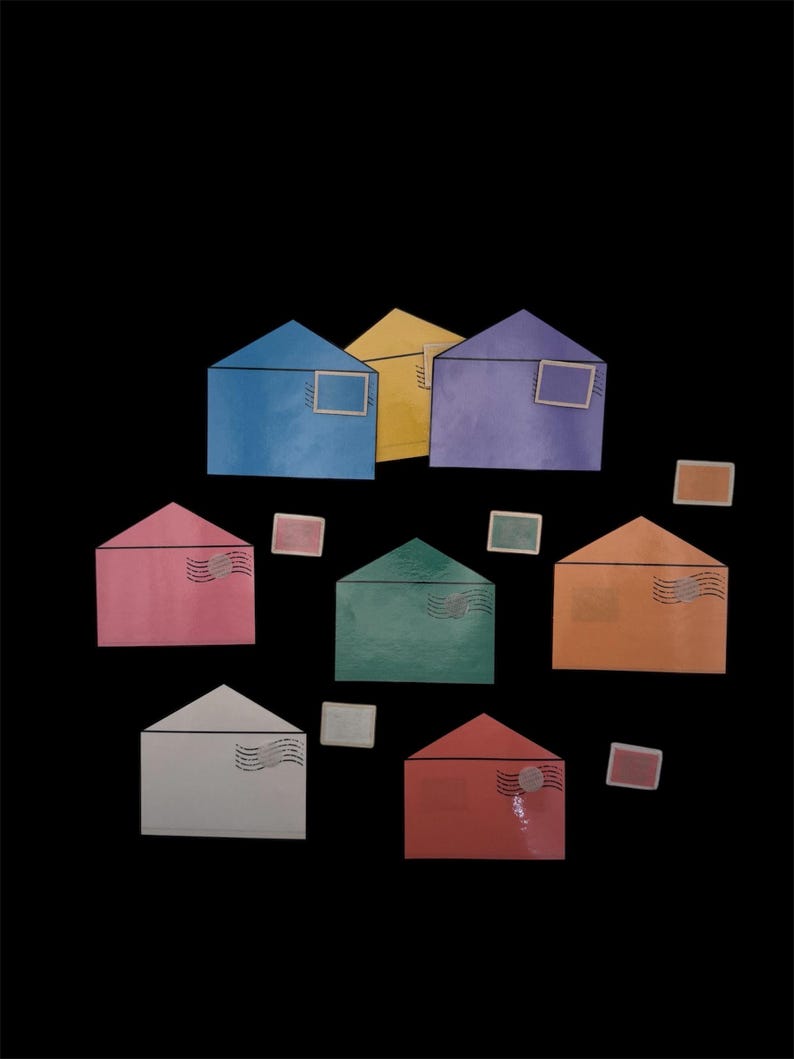 Envelope Color Sorting and Matching Activity, Instant Download, Toddler ...