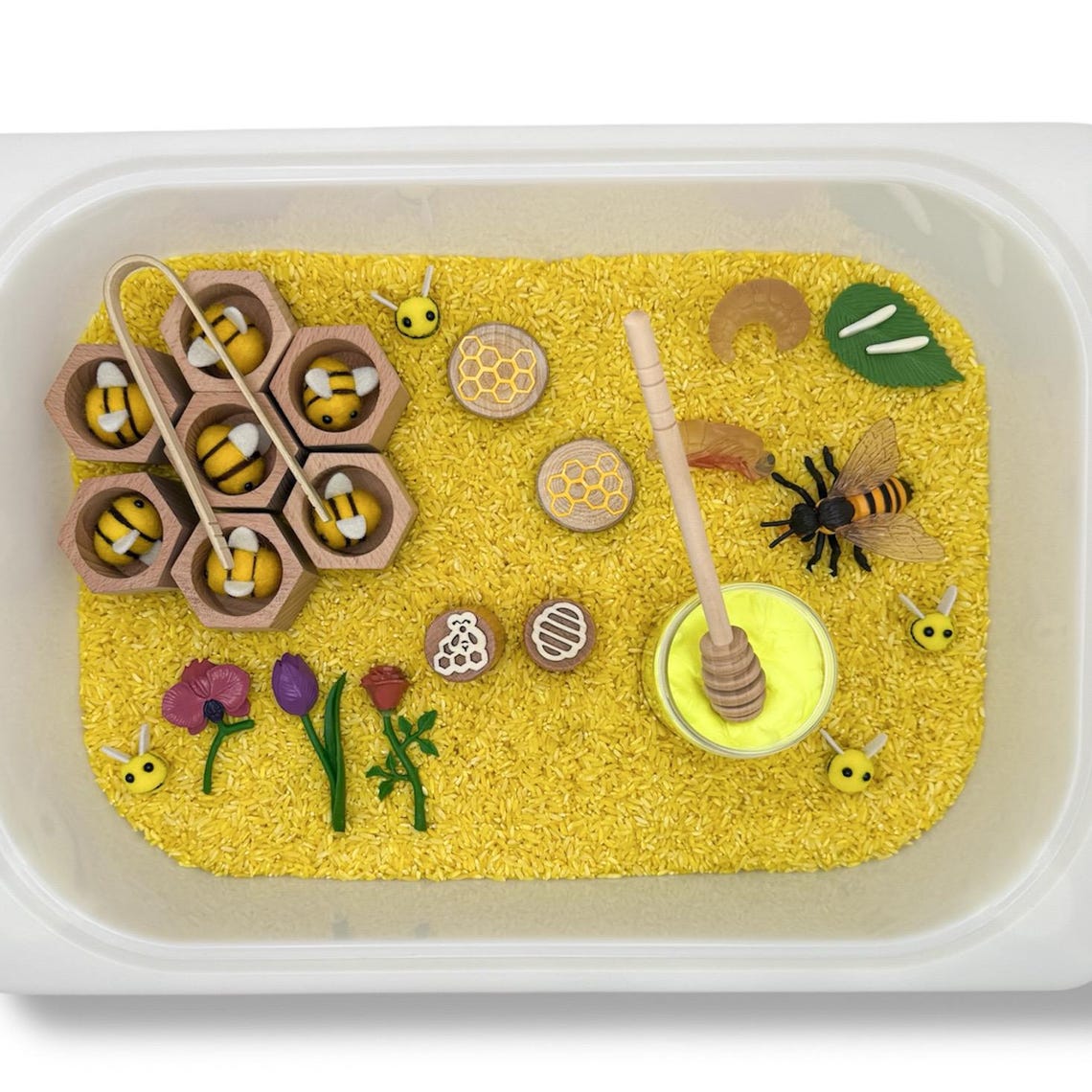 Educational Bee Themed Sensory Play Kit With Motor Skills Practice ...