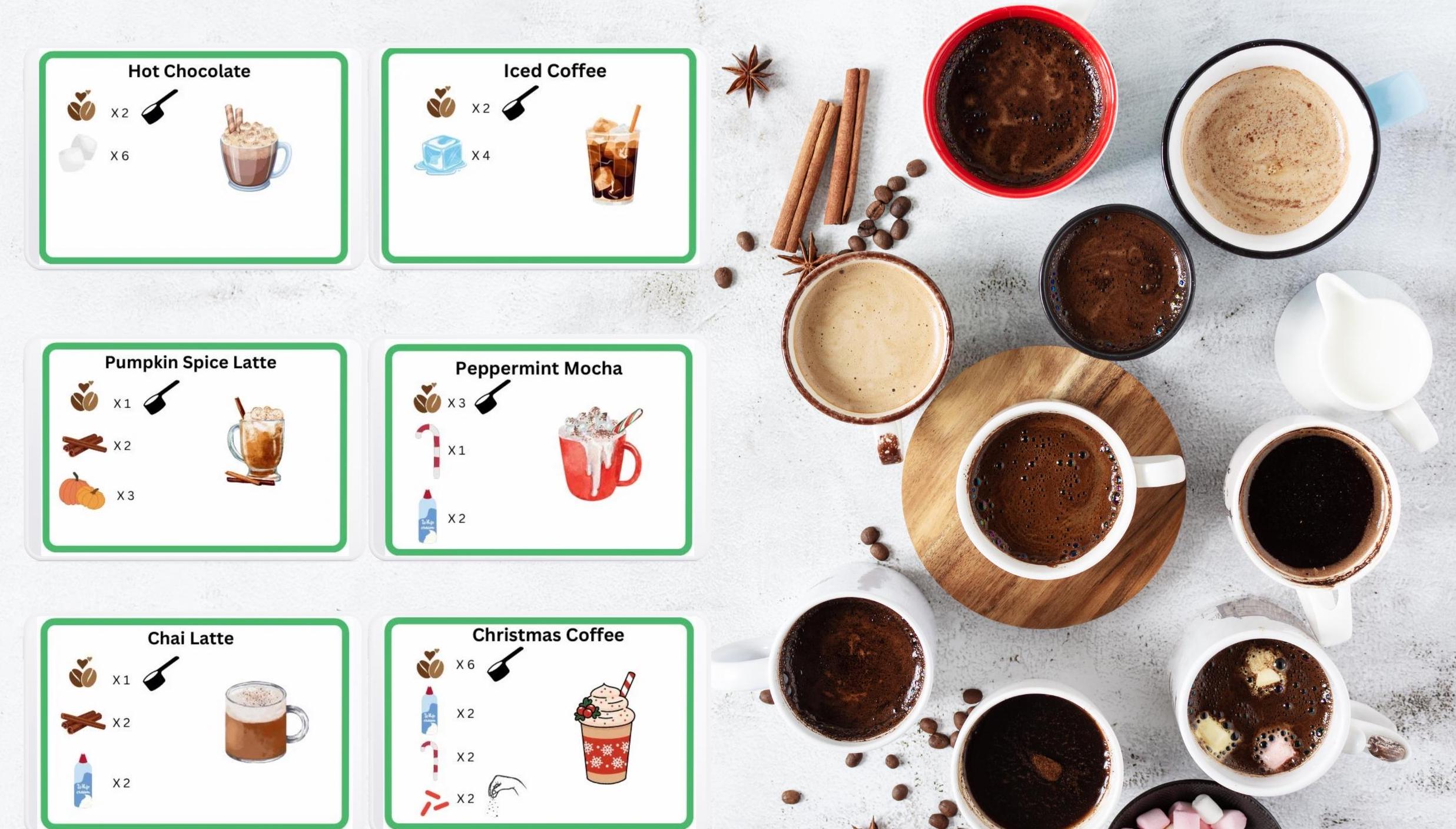 Coffee Barista Box, Sensory Bin, Daycare, Pretend Food Play, Starbucks ...