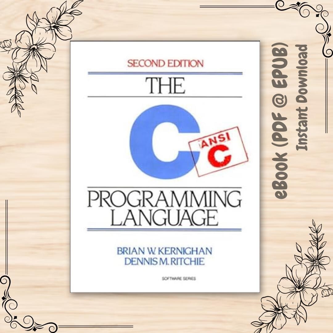 C Programming Language 2nd Edition - Etsy