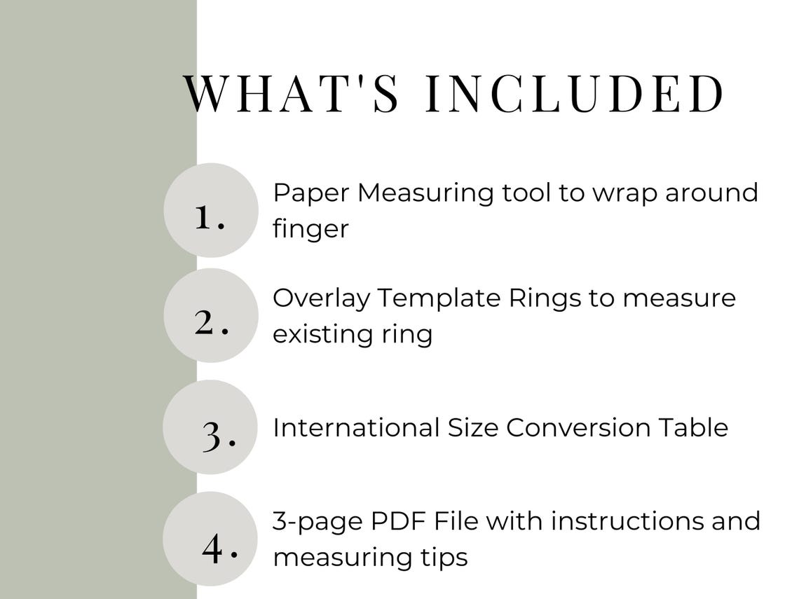 Ring Size Chart | Ring Sizer | Ring Size Finder | Printable Ring Size Chart Rings | Ring Size ...
