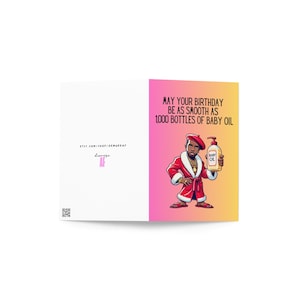 P Diddy - Funny Birthday Card for Him or Her – Smooth Baby Oil Design ...