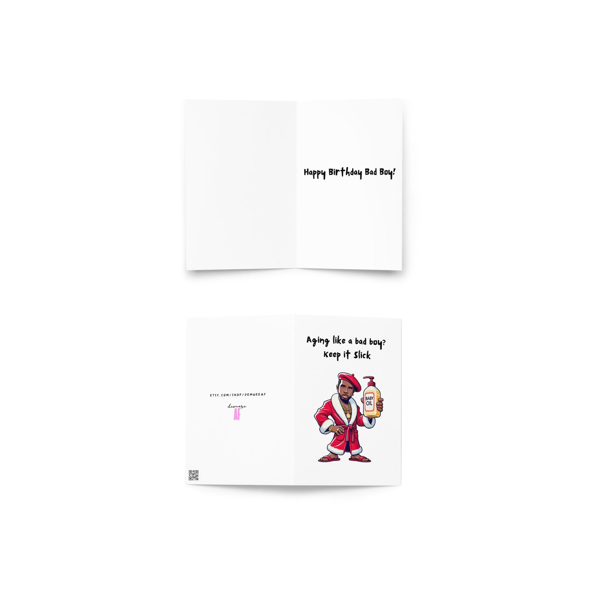 P Diddy Funny Birthday Card for Him or Her Hilarious and Unique ...