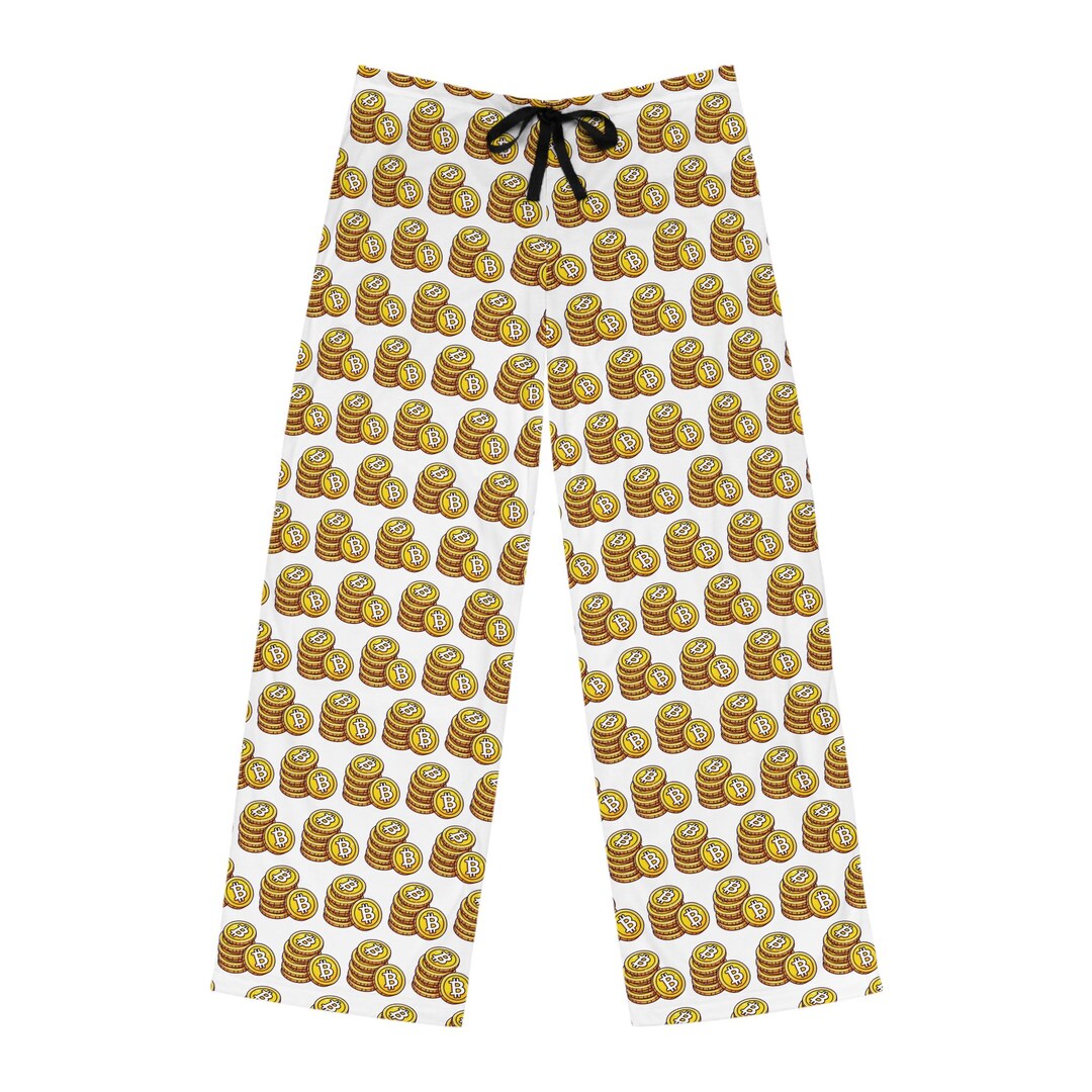 Bitcoin Pajama Pants for Cryptocurrency Enthusiasts, Lounge Wear ...