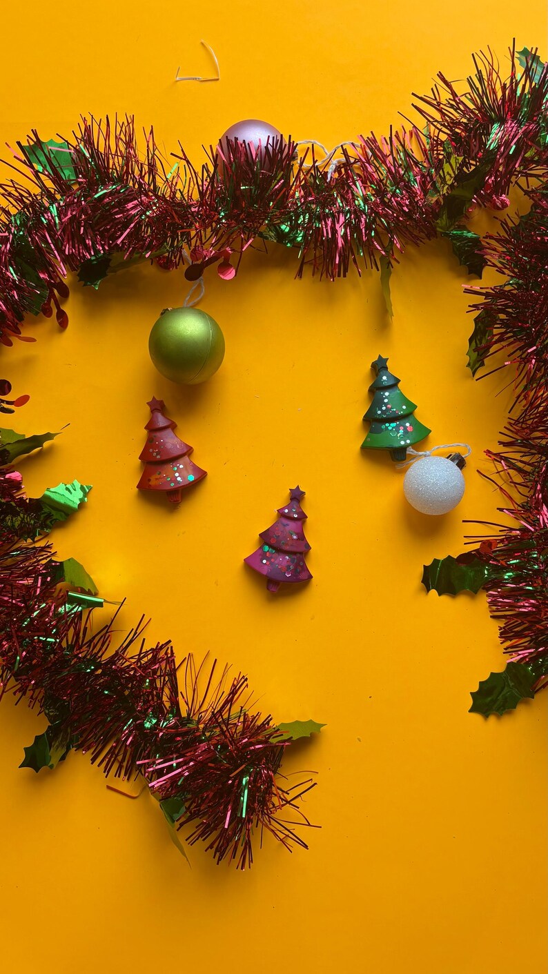 Christmas Tree Crayons, Festive Crayons, Kids Stocking Stuffer, Cute ...
