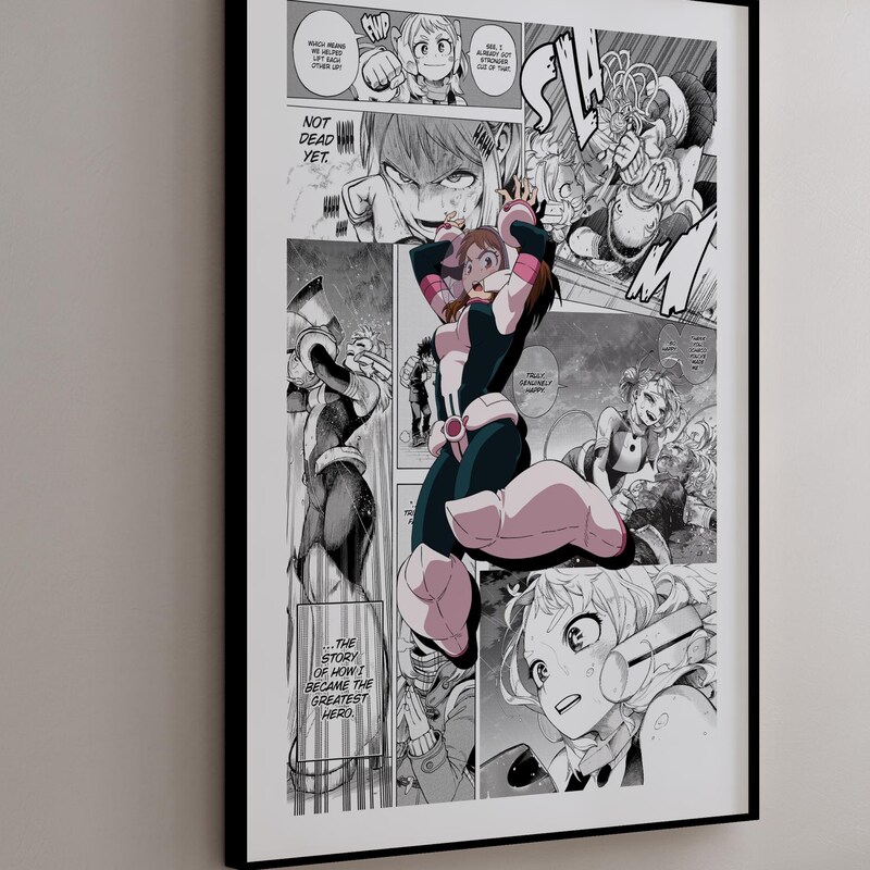 Mha Manga Panel Prints - Etsy