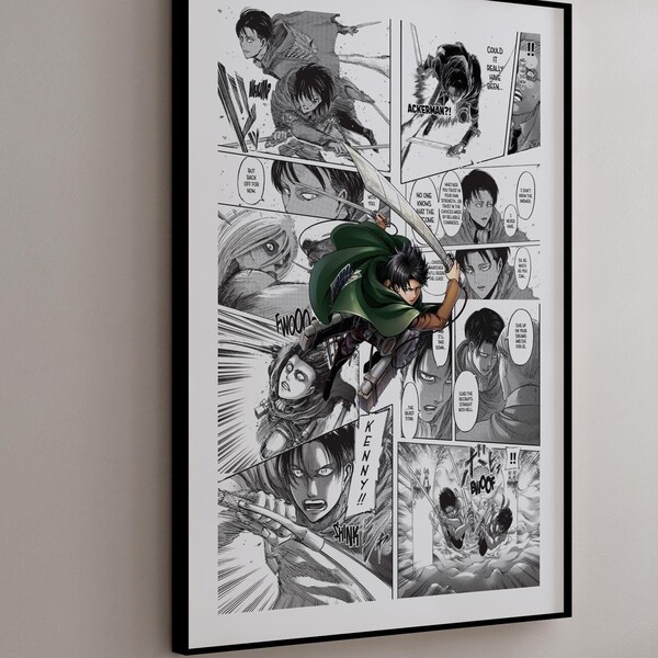 Attack on Titan Manga Panels - Etsy