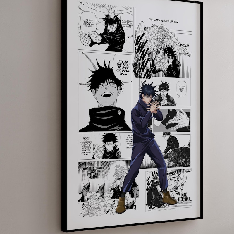 Jjk Manga Panel Print - Etsy