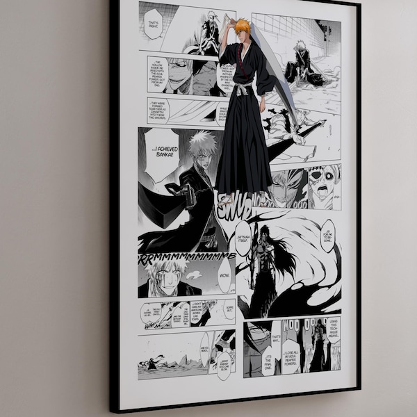 Ichigo Kurosaki Manga Panels - Etsy