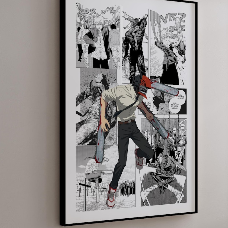 Chainsaw Man Denji Panel - Etsy