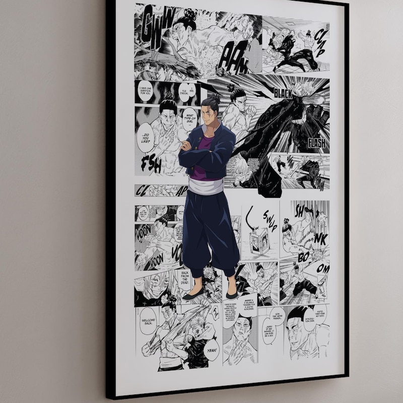 Jjk Manga Panel Print - Etsy