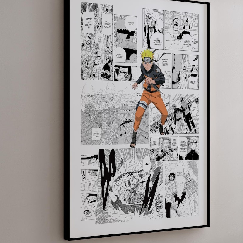 Naruto Manga Panel - Etsy