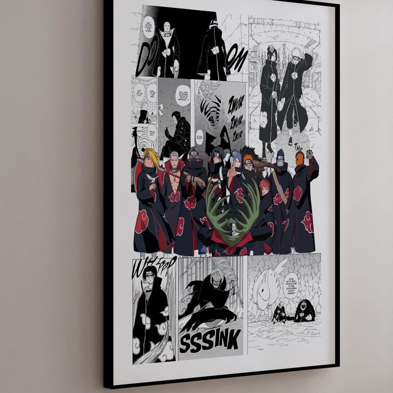Naruto Akatsuki Posters - Etsy