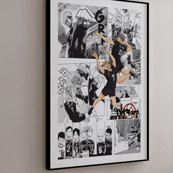 Haikyuu Manga Panels - Etsy