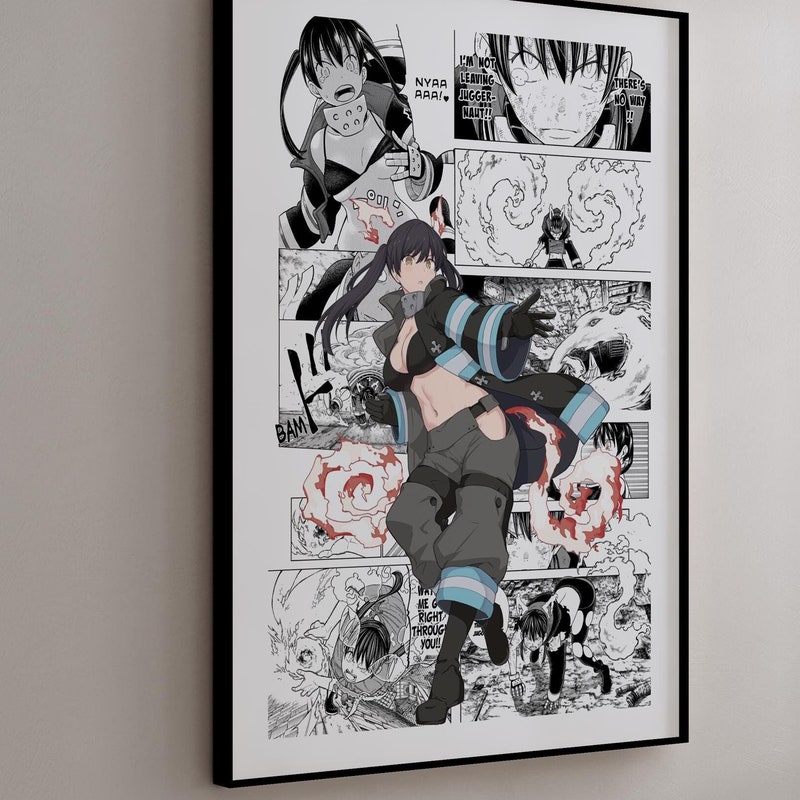 Fire Force Manga Panels - Etsy
