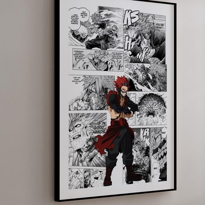 Red Mha Manga - Etsy