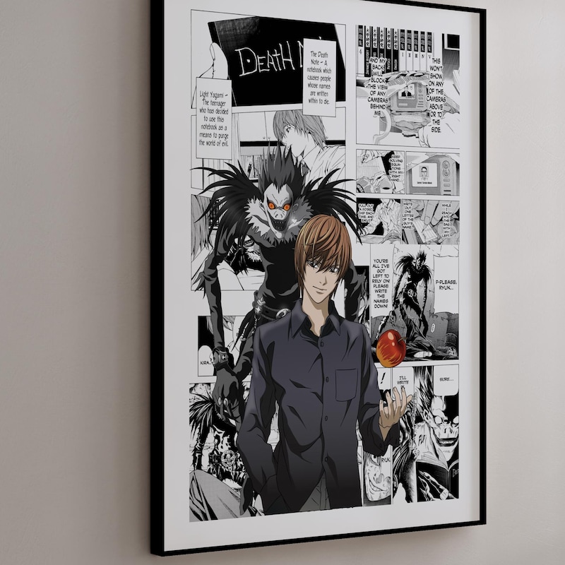 Death Note Manga Panels - Etsy