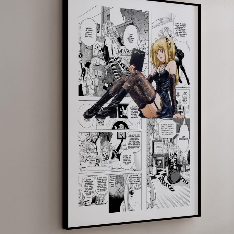 Death Note Manga Panels - Etsy