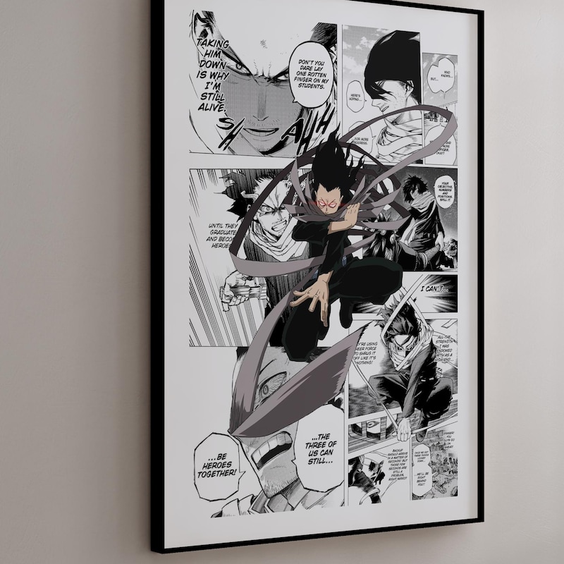 Mha Manga Panel Prints - Etsy