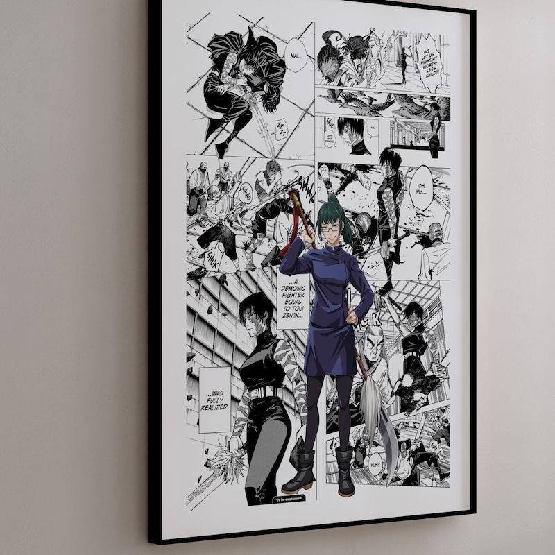 Jjk Manga Panel Print - Etsy