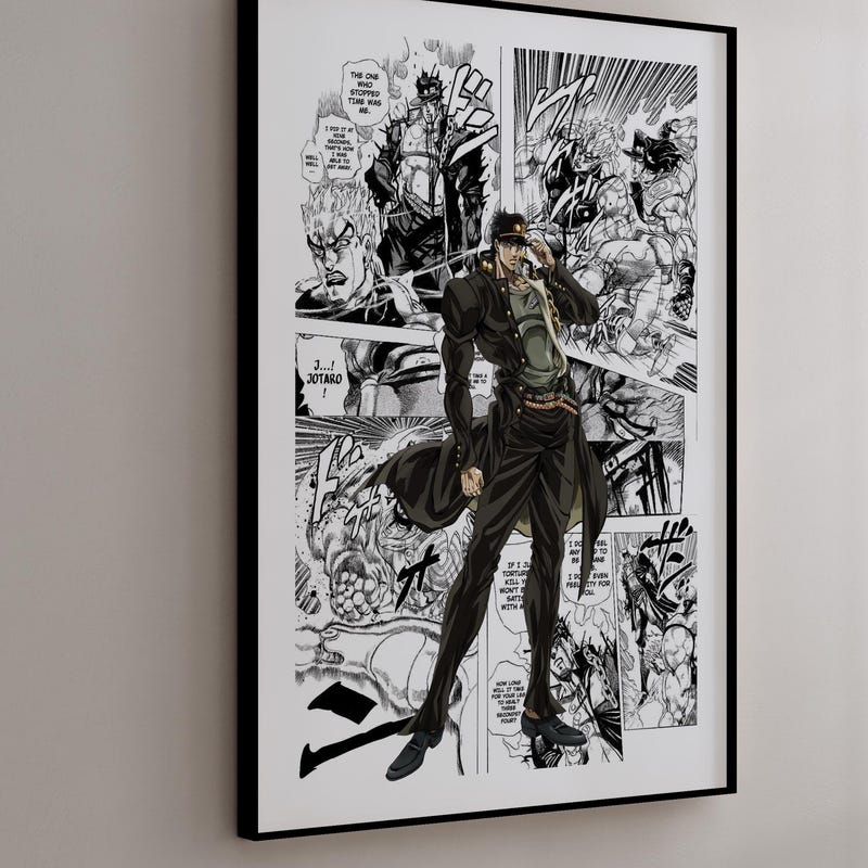 Jojo Manga Panels - Etsy
