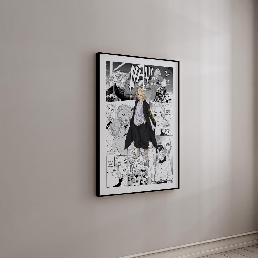Manga Poster - 'mikey' Manjiro Sano - Curated Manga Panels - Digital ...