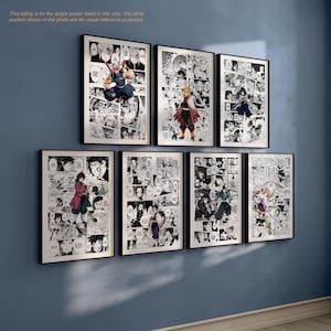 Manga Poster - Kyojuro Rengoku - Curated Manga Panels - Digital Print ...