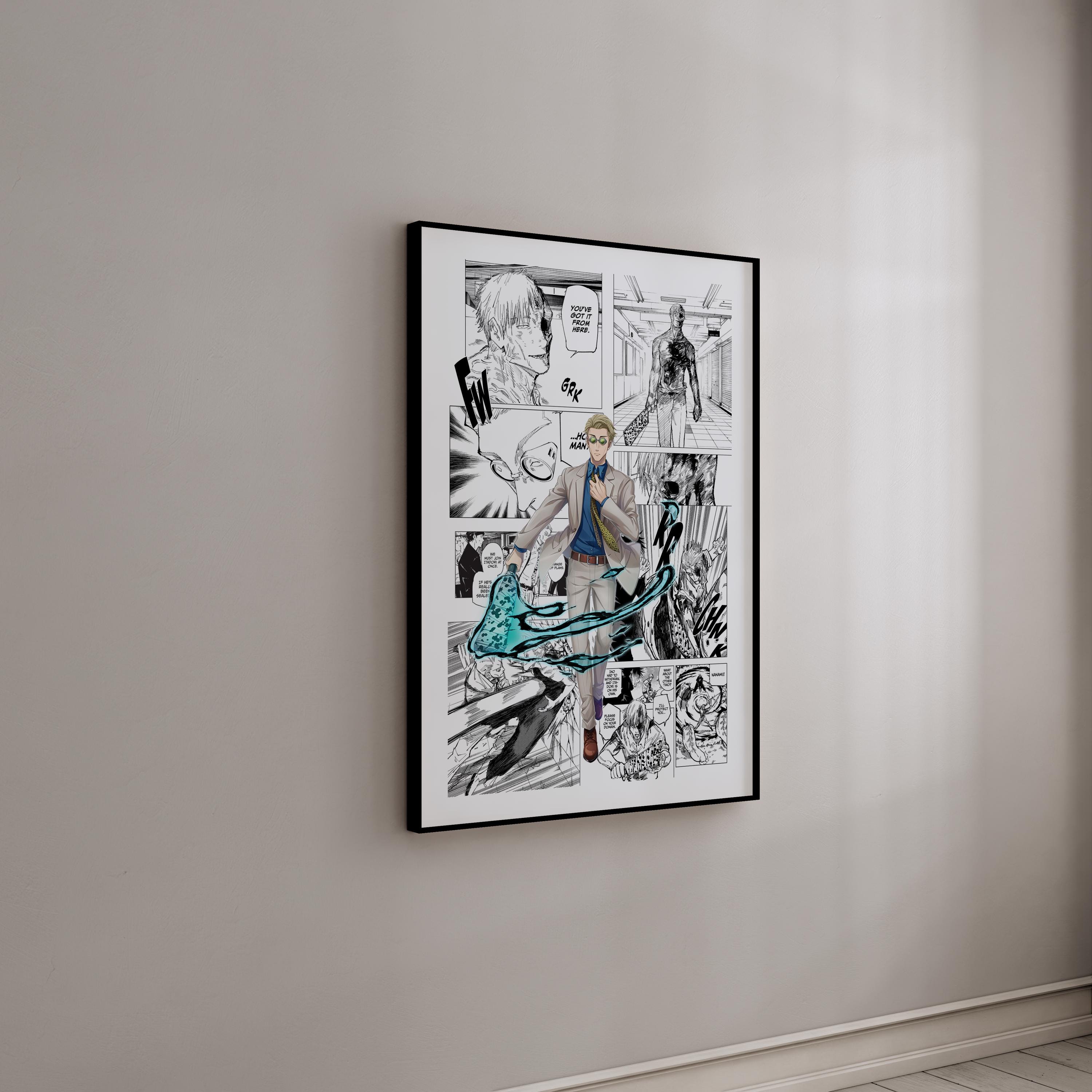 Manga Poster - Kento Nanami - Curated Manga Panels - Digital Print - Etsy