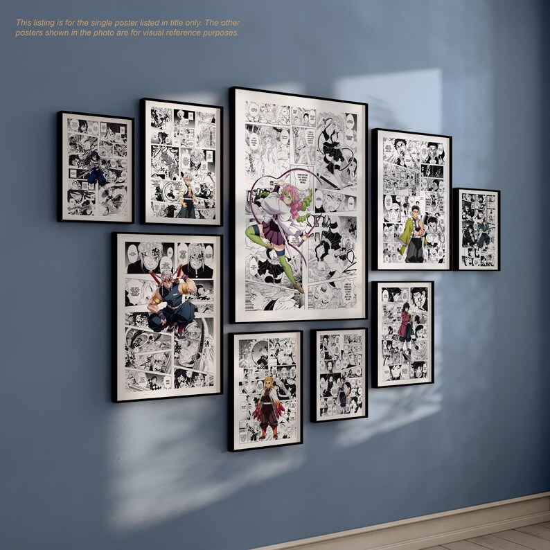 Manga Poster - Mitsuri Kanroji - Curated Manga Panels - Digital Print ...