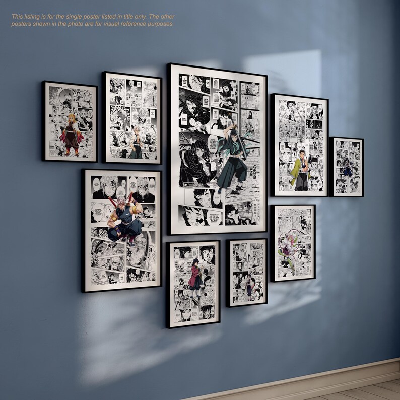Manga Poster - Muichiro Tokito - Curated Manga Panels - Digital Print ...