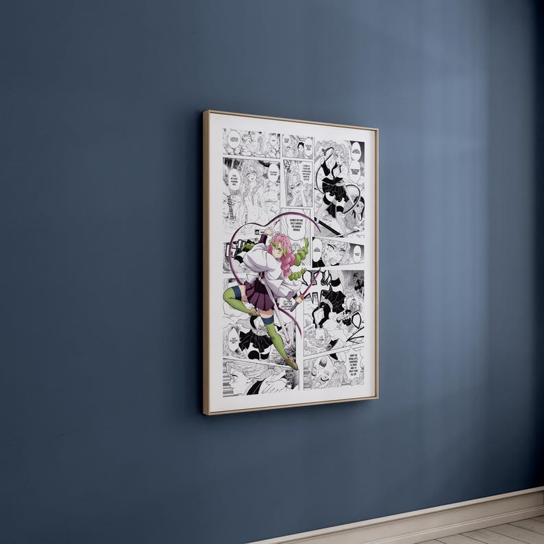 Manga Poster - Mitsuri Kanroji - Curated Manga Panels - Digital Print ...
