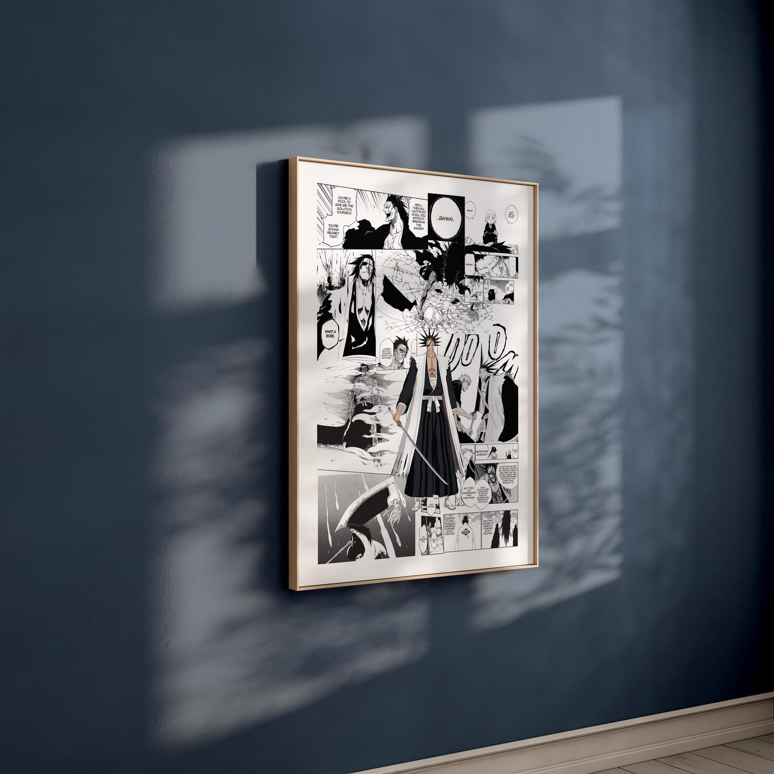 Manga Poster - Kenpachi Zaraki - Curated Manga Panels - Digital Print ...