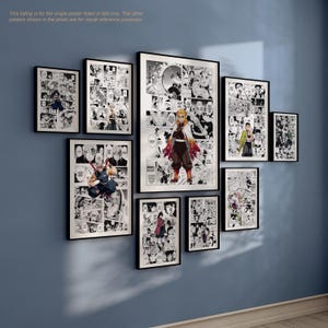 Manga Poster - Kyojuro Rengoku - Curated Manga Panels - Digital Print ...