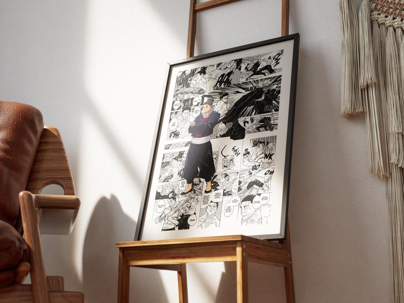 Jujutsu Kaisen Manga Poster Aoi Todo Curated Manga Panels - Etsy