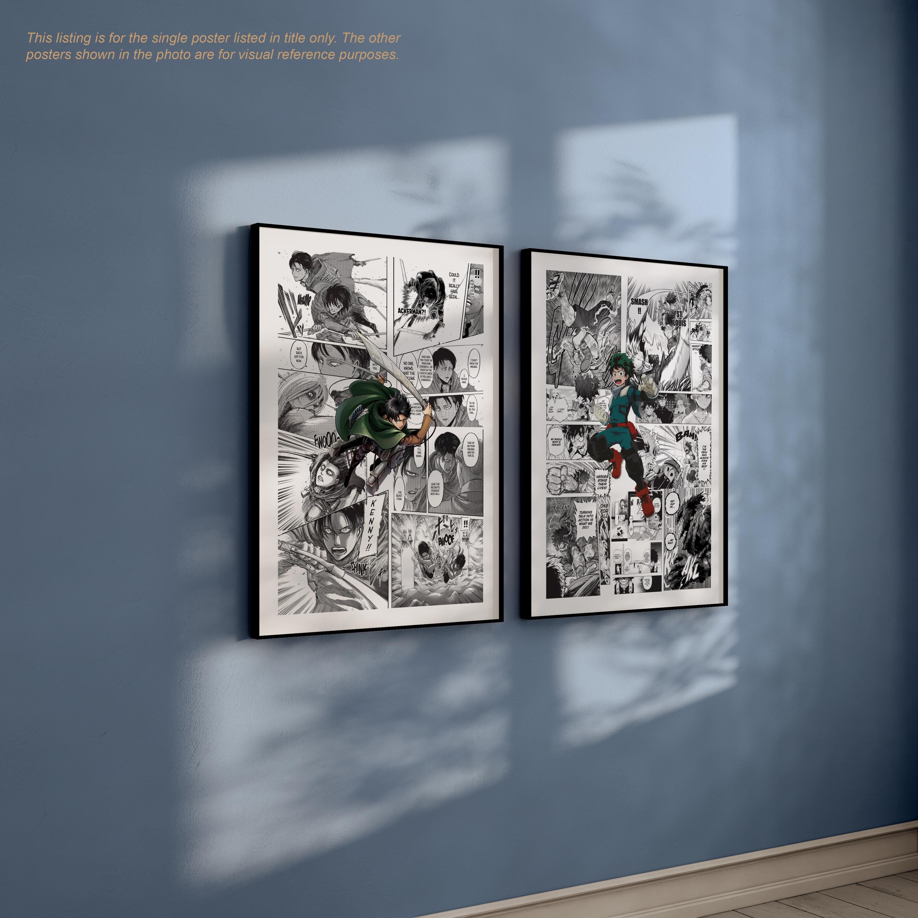 Manga Poster - Izuku 'deku' Midoriya - Curated Manga Panels - Digital ...