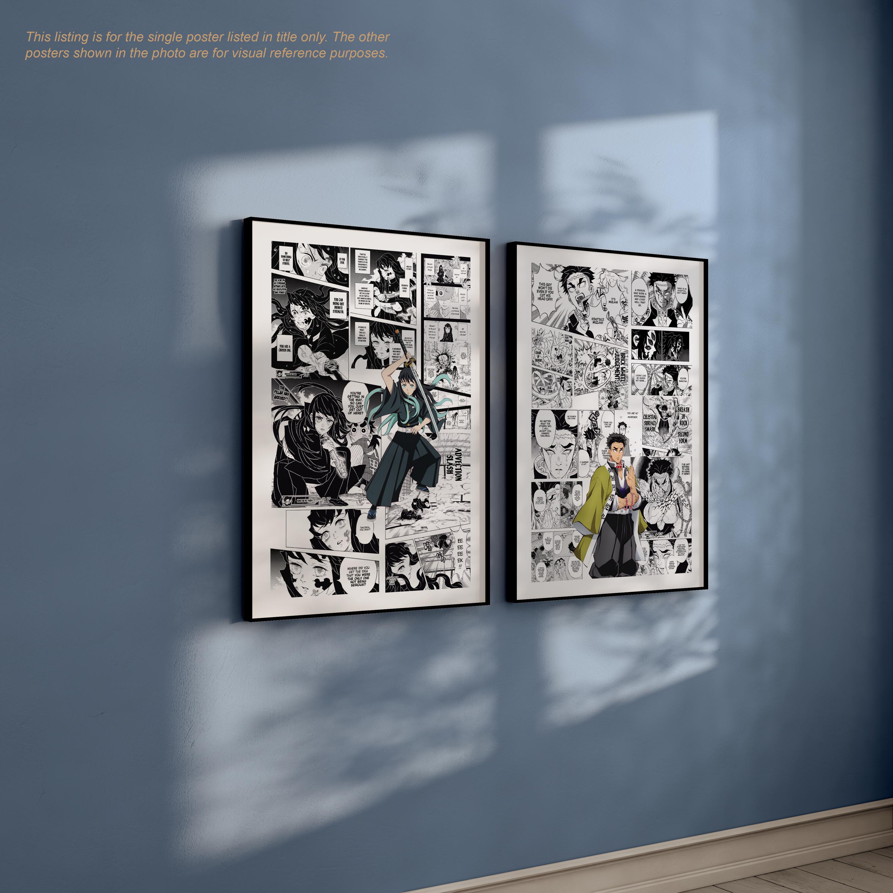 Manga Poster - Muichiro Tokito - Curated Manga Panels - Digital Print ...