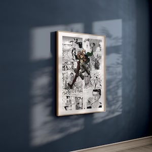 Manga Poster - Eren Yeager - Curated Manga Panels - Digital Print - Etsy