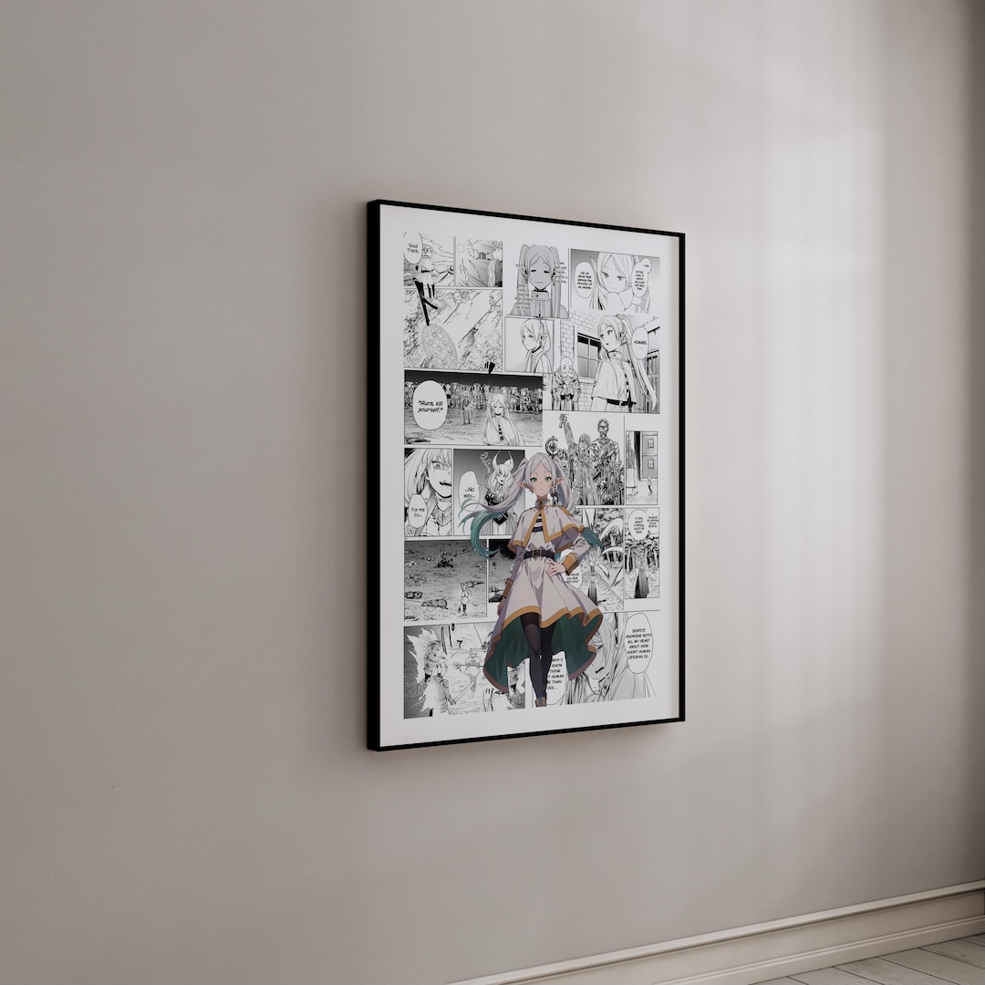 Manga Poster - Frieren - Curated Manga Panels - Digital Print - Etsy