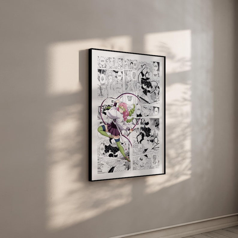 Manga Poster - Mitsuri Kanroji - Curated Manga Panels - Digital Print ...