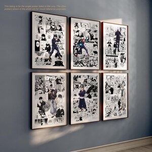 Jujutsu Kaisen Manga Poster - Aoi Todo - Curated Manga Panels - Digital ...