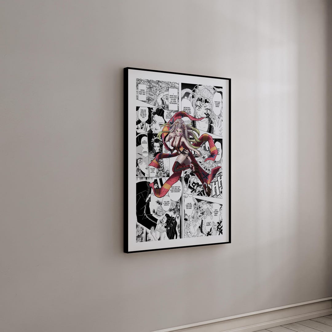 Manga Poster - Daki - Curated Manga Panels - Digital Print - Etsy